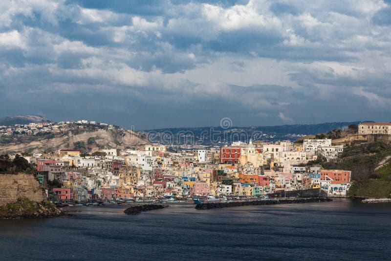 Island of Procida stock image. Image of italy, beach - 63743099
