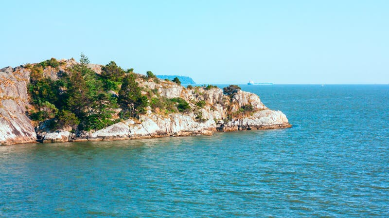 Island rock face. stock photo. Image of nature, rocky - 25918812