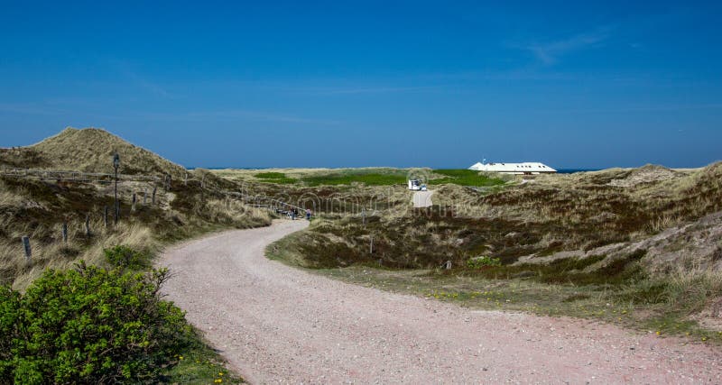 The island of Sylt!!!! stock image. Image of clouds, grass - 74380727