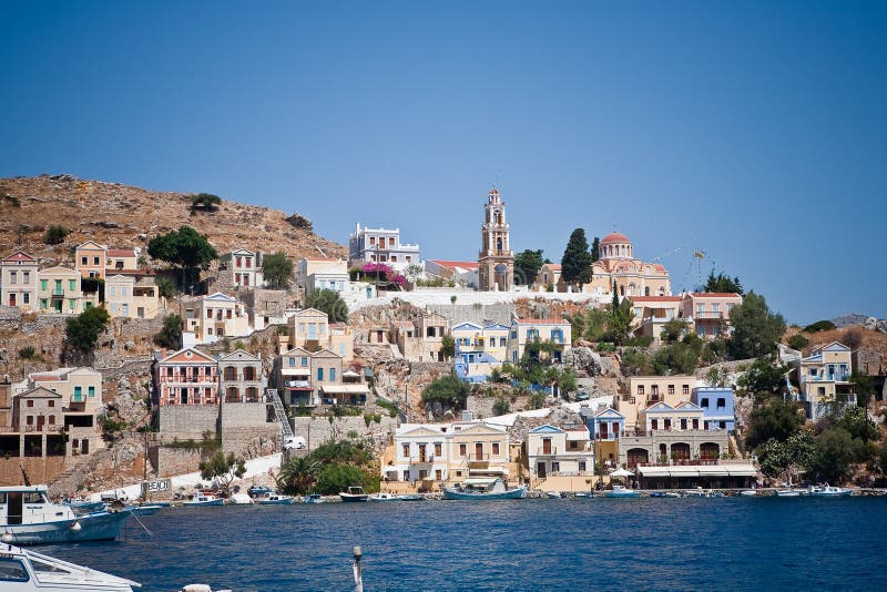 Island Symi (Simi) stock image. Image of touristic, islands - 27071095