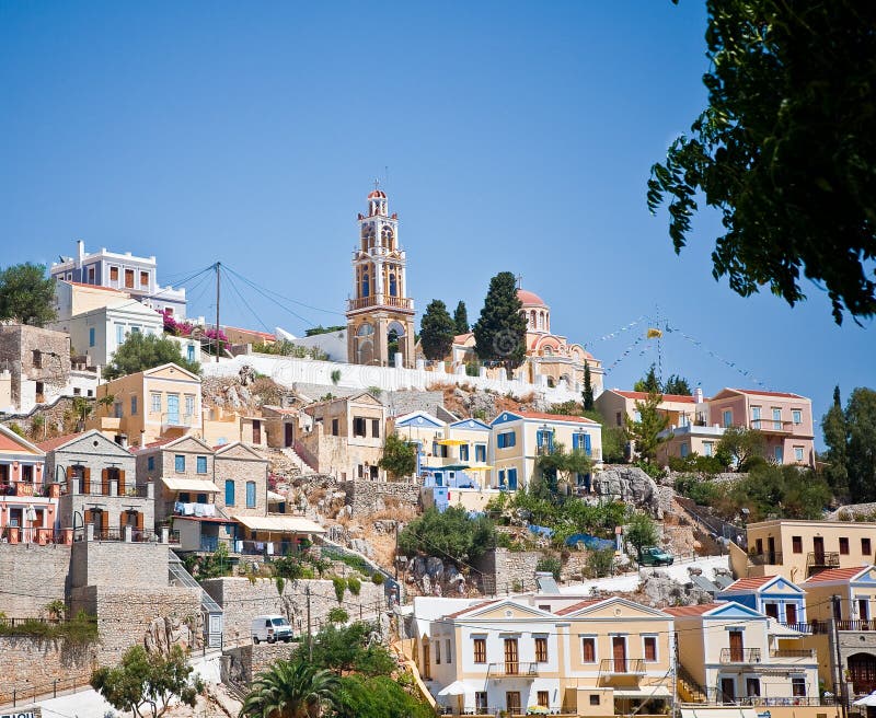 Island Symi (Simi) stock image. Image of view, famous - 27071103