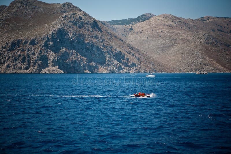 Island Symi (Simi) stock image. Image of view, roof, simi - 28461453