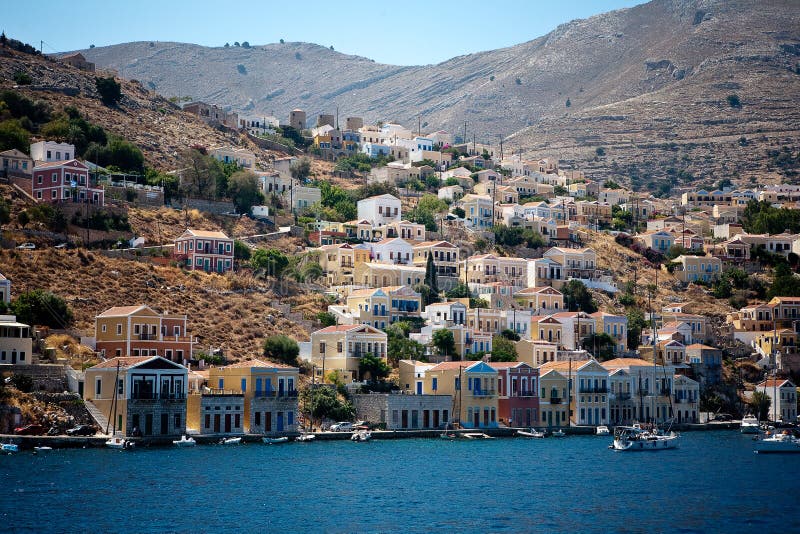 Island Symi (Simi) stock image. Image of holidays, water - 28461455