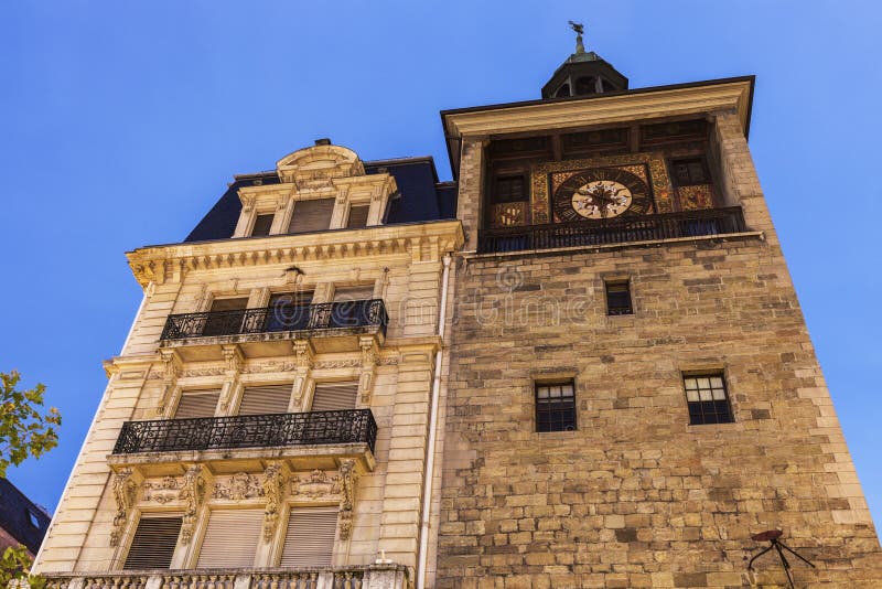 Island Tower in Geneva stock photo. Image of geneve, city - 85293622