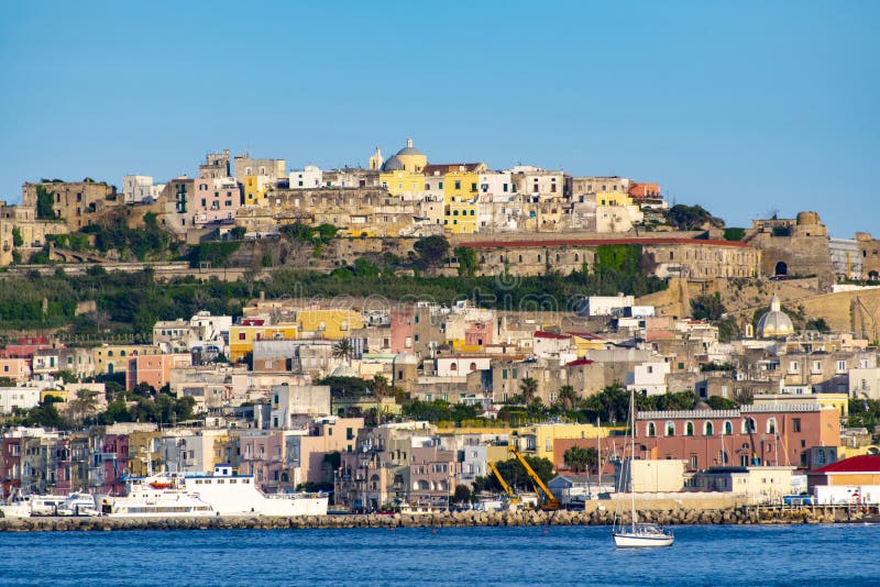 Island Town of Procida stock photo. Image of holiday - 302714044
