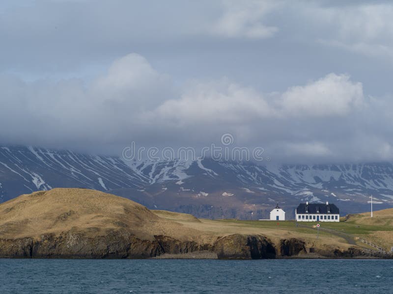 Island of videy stock image. Image of house, landscape - 40166871