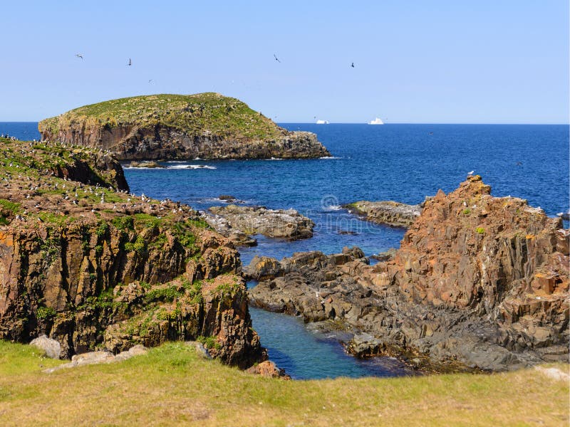 Island view stock image. Image of landscape, travel, north - 43153797