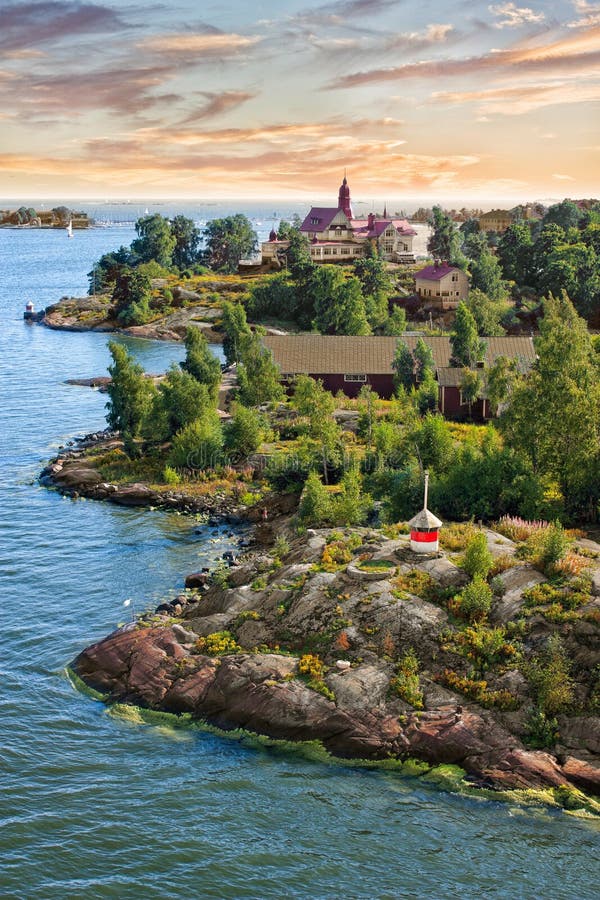 Islands Near Helsinki in Finland Stock Image - Image of fortified ...
