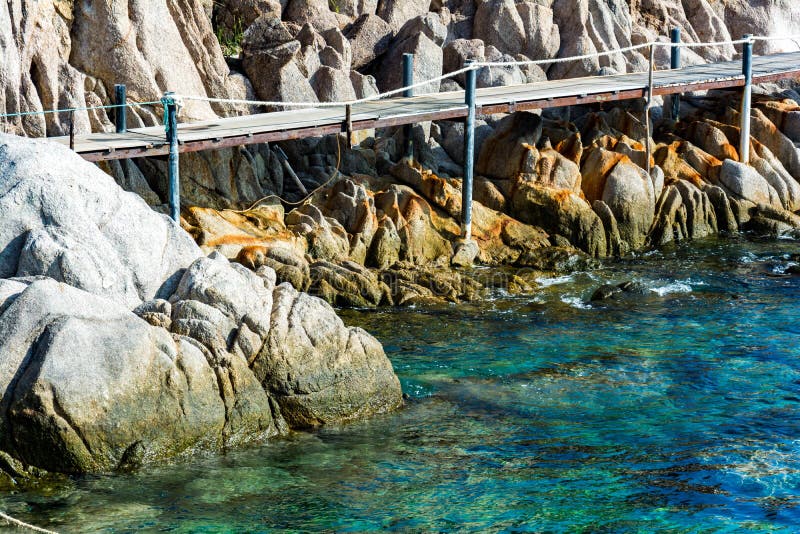 Rock Solid Fort and Near by Beautiful Beach Stock Photo - Image of ...