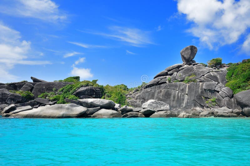 Parque Nacional De Las Islas De Similan Imagen de archivo - Imagen de ...