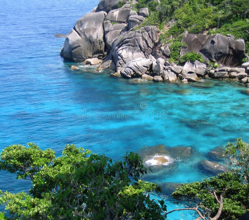 Islas De Similan De Tailandia Imagen de archivo - Imagen de marina ...