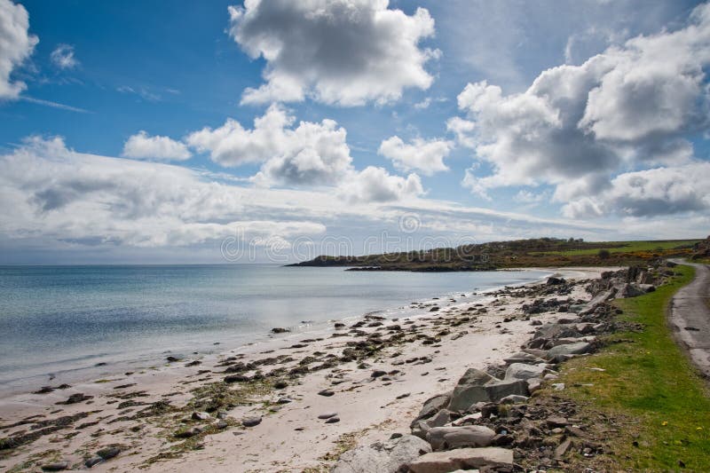 Islay landscape stock photo. Image of water, coast, clouds - 19800594