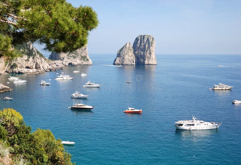 Isle of Capri, Italy stock photo. Image of capri, landscape - 14741922