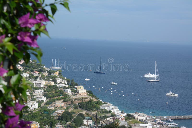Isle of Capri stock image. Image of overlook, seascape - 59908495