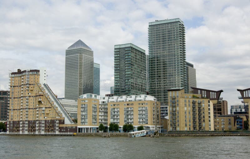 Isle of Dogs apartments stock photo. Image of outdoors - 15806848