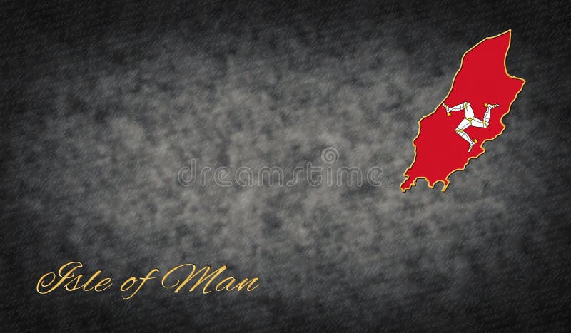 Isle of Man Symbols, Map of Isle of Man Stock Image - Image of tourism ...