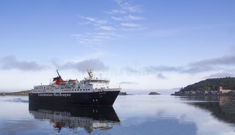 Isle of Mull Ferry Arriving at Oban Editorial Photo - Image of oban ...