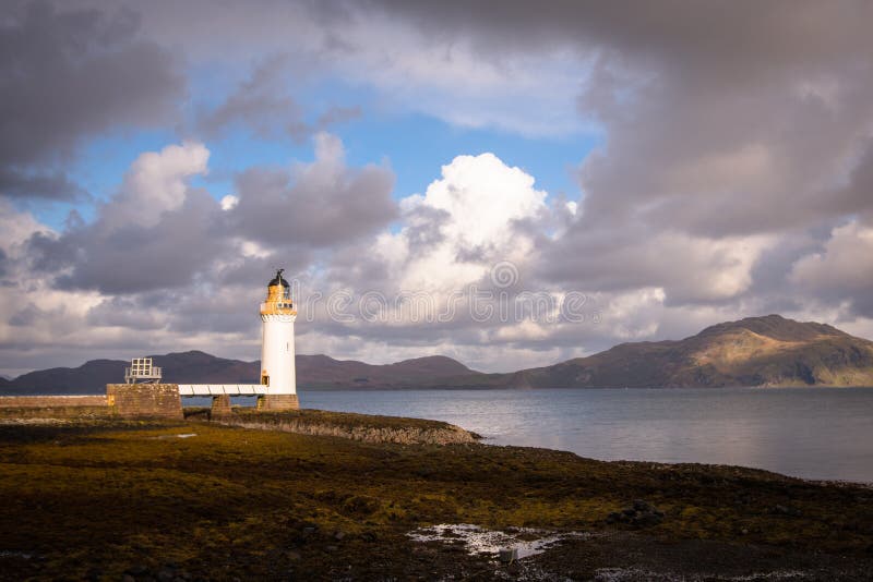 Isle of mull lighthouse editorial stock photo. Image of lighthouse ...