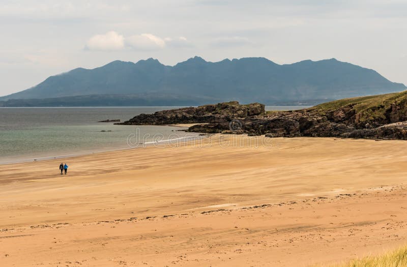 Isle of Rum and Skye stock photo. Image of clouds, coast - 196851914