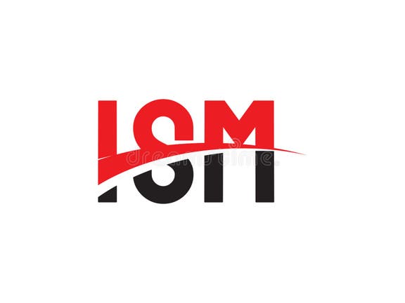 ISM Letter Initial Logo Design Vector Illustration Stock Vector ...