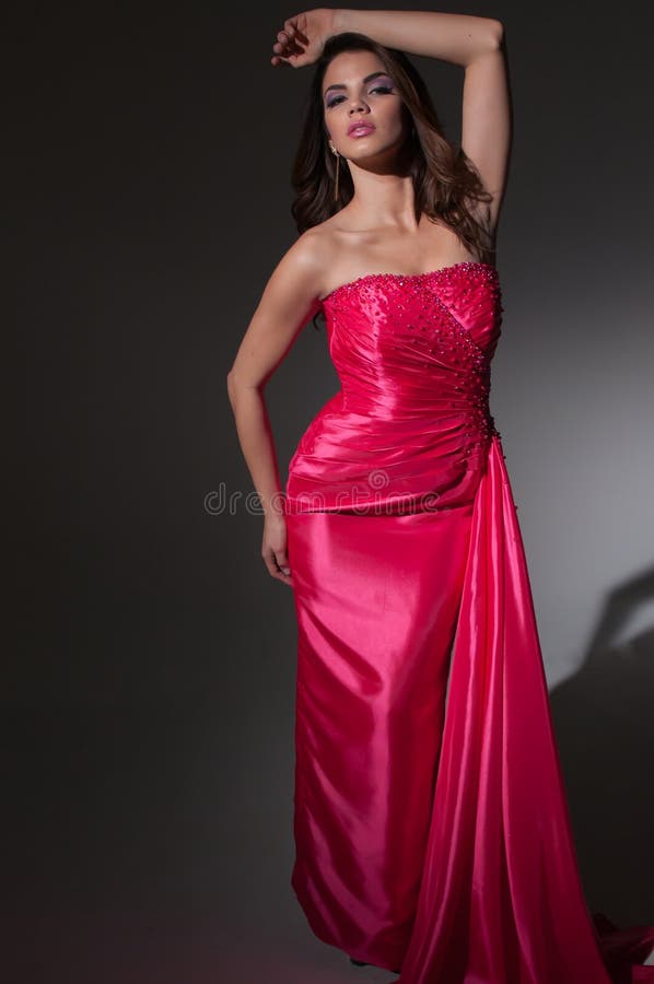 Isn t she pretty in red stock image. Image of pretty - 33102675