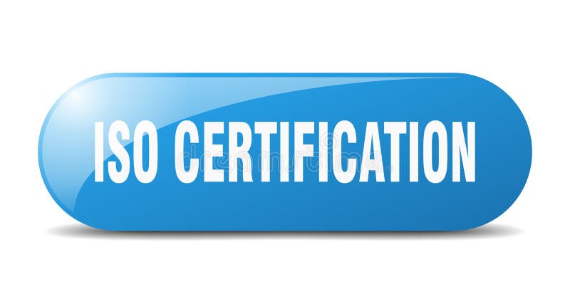 Iso Certification Button. Iso Certification Sign. Key. Push Button ...