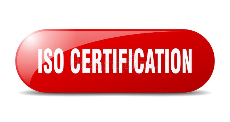 Iso Certification Button. Iso Certification Sign. Key. Push Button ...