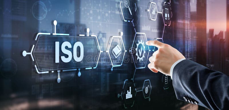 ISO Certification Concept Standard Quality Control. International ...