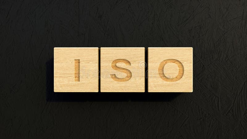 ISO Certification Concept. Wooden Blocks Stock Image - Image of tested ...