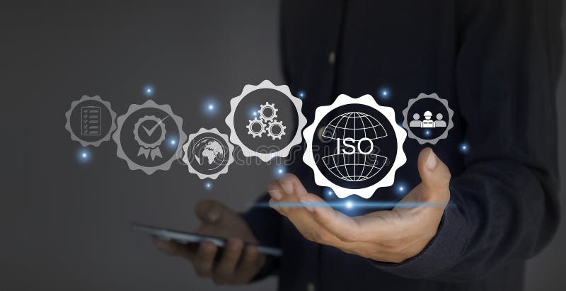 ISO Certification and Quality Management Illustration Stock Photo ...