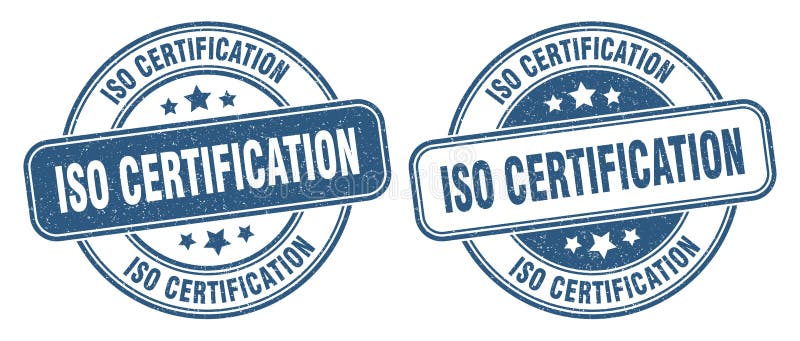 Iso Certification Stamp. Iso Certification Label. Round Grunge Sign ...