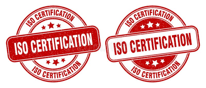 Iso Certification Stamp. Iso Certification Label. Round Grunge Sign ...