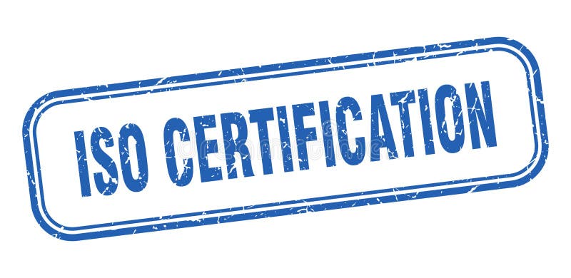 Iso Certification Stamp. Iso Certification Square Grunge Sign Stock ...