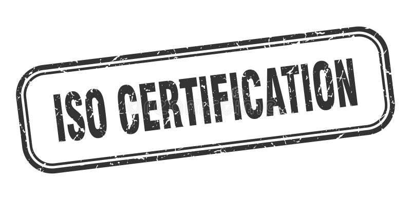 Iso Certification Stamp. Iso Certification Square Grunge Sign Stock ...