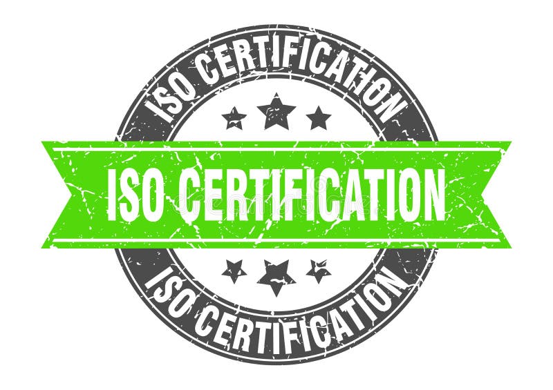 Iso Certification Stamp Set. Iso Certification Square Grunge Sign Stock ...