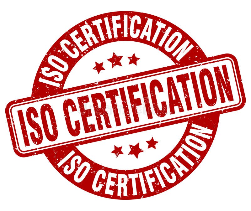 Iso Certification Stamp. Iso Certification Label. Round Grunge Sign ...