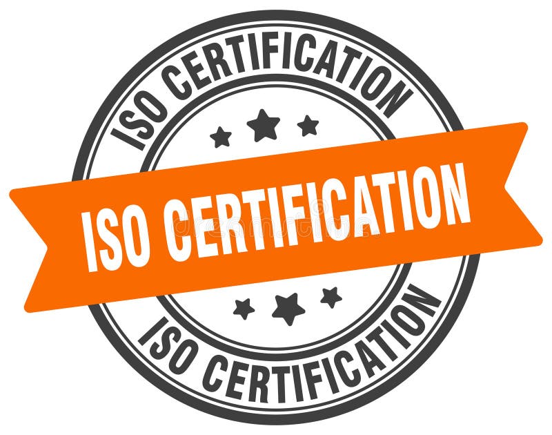 Iso Certification Stamp. Iso Certification Label on Transparent ...