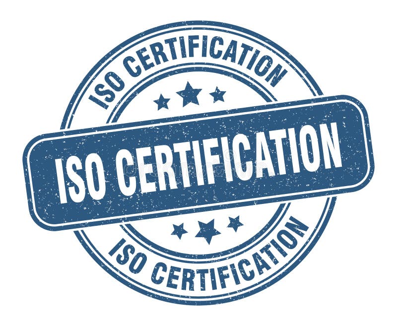 Iso Certification Stamp. Iso Certification Round Grunge Sign Stock ...