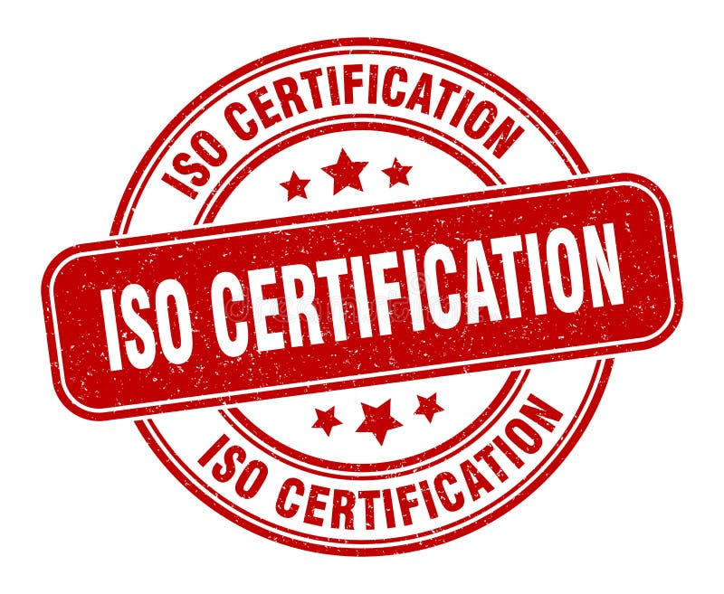 Iso Certification Stamp. Iso Certification Round Grunge Sign Stock ...
