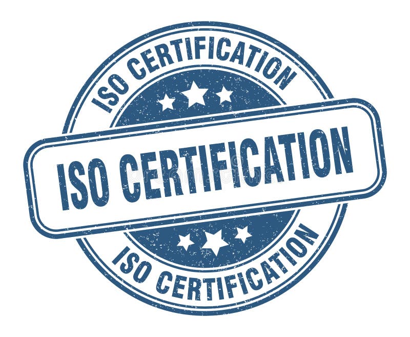 Iso Certification Stamp. Iso Certification Round Grunge Sign Stock ...