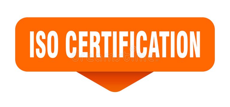 Iso Certification Sticker. Iso Certification Sign on Transparent ...