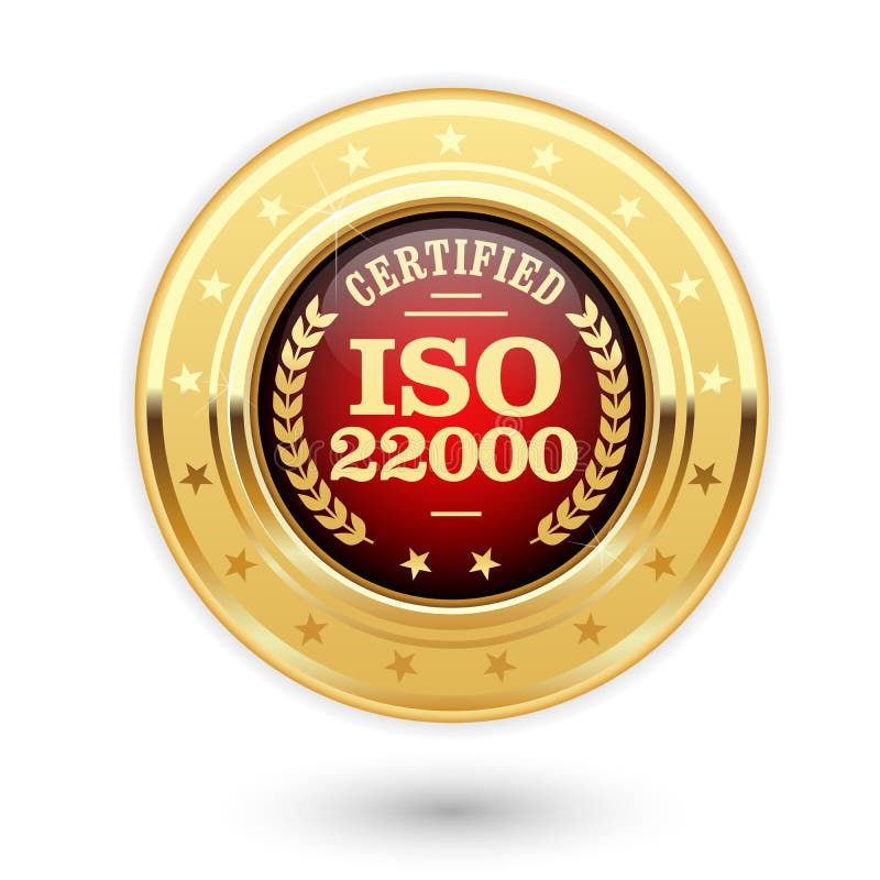 ISO 22000 stock illustration. Illustration of award, management - 39251589