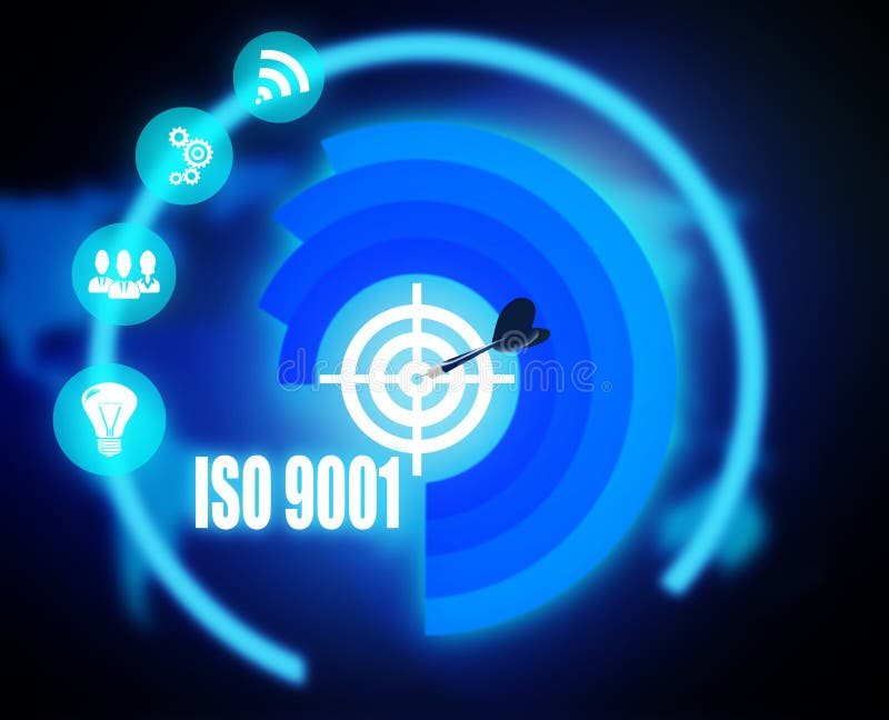 Iso 9001 Concept Plan Graphic Stock Illustration - Illustration of ...