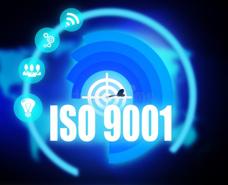 Iso 9001 Concept Plan Graphic Stock Illustration - Illustration of ...