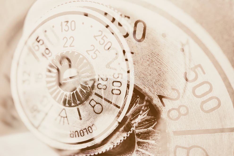 ISO Dial Switch of Vintage SLR Camera Stock Photo - Image of black ...