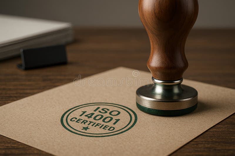 ISO 14001 Environmental Management System EMS Certification Stamp ...