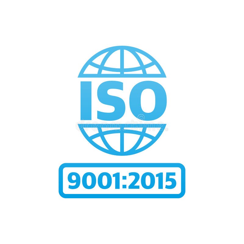 Iso Icon, Great Design for Any Purposes. Product Certification. Vector ...