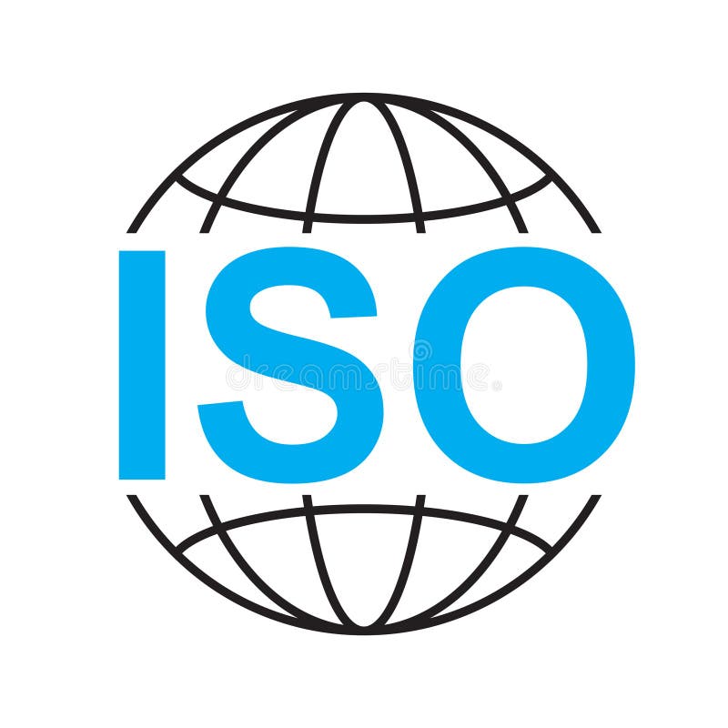 ISO icon vector stock illustration. Illustration of mark - 306217640