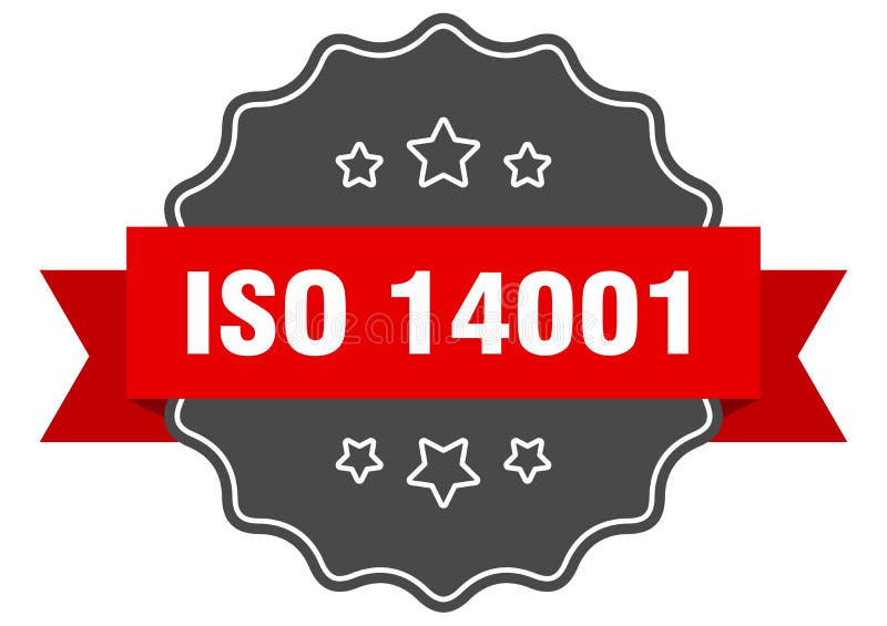 Iso 14001 Label. Iso 14001 Isolated Seal. Sticker. Sign Stock Vector ...