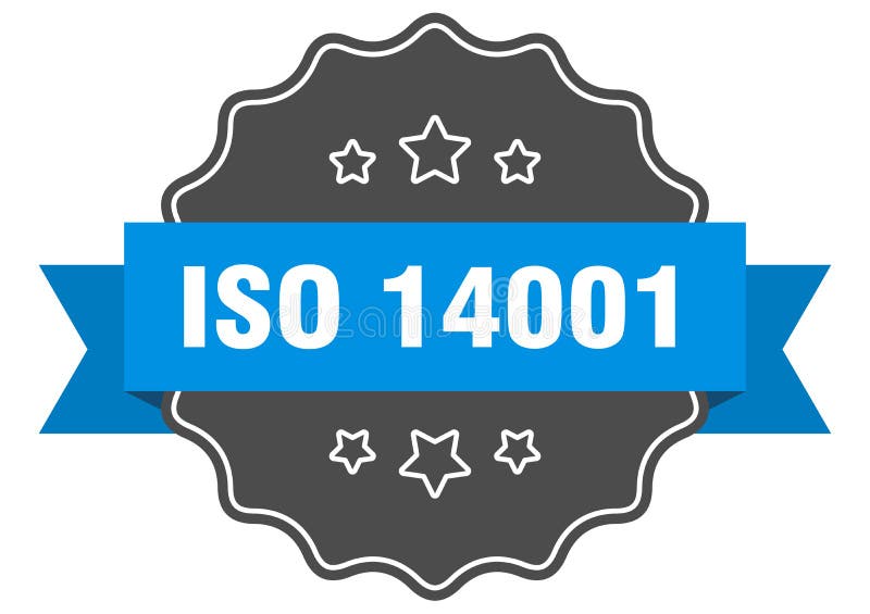 Iso 14001 Label. Iso 14001 Isolated Seal. Sticker. Sign Stock Vector ...